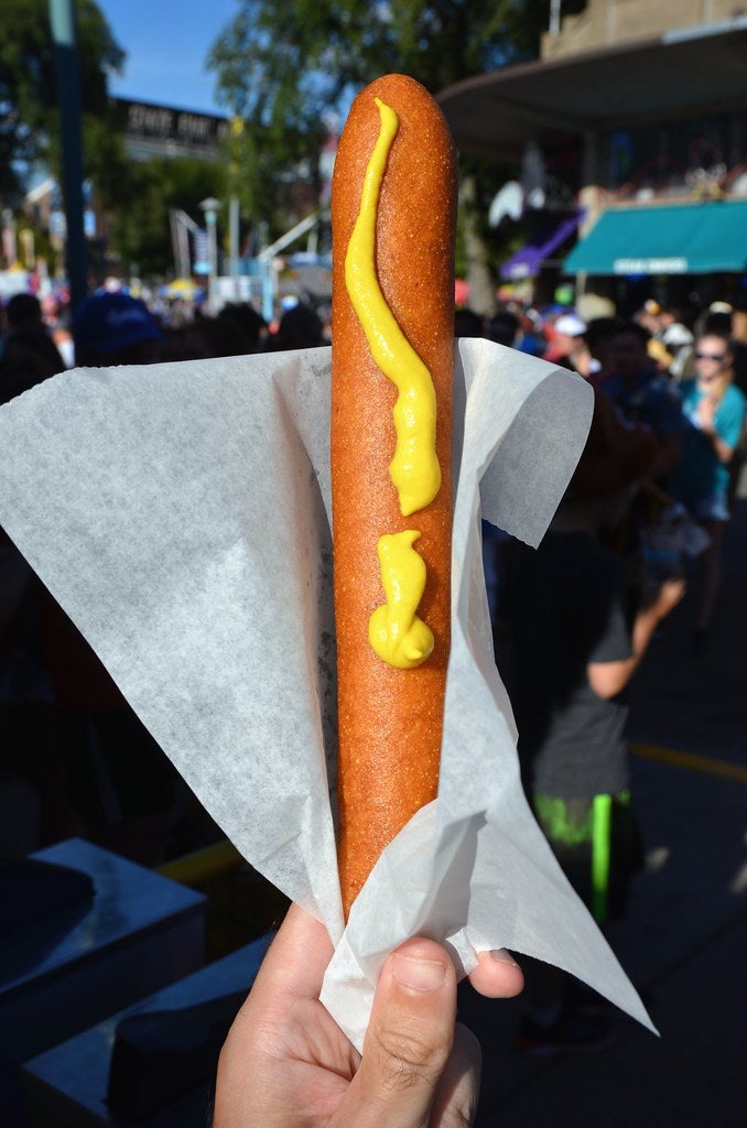 huge corn dog
